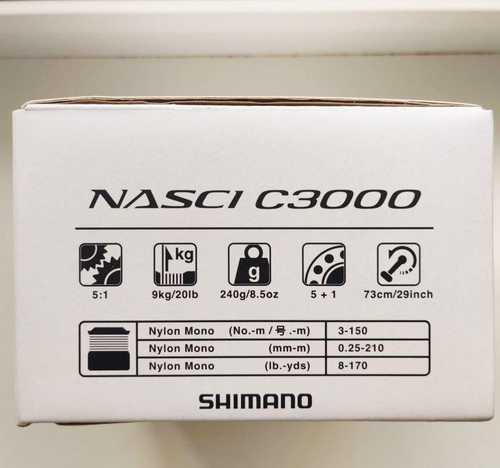 Катушка Shimano Nasci C3000