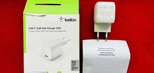 Мощное зарядное Belkin 30W для iPhone MacBook