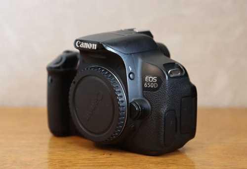 Зеркальный фотоаппарат Canon EOS 650D body