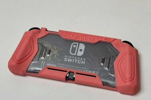 Грип-кейс для Nintendo Switch (чехол коралловый)