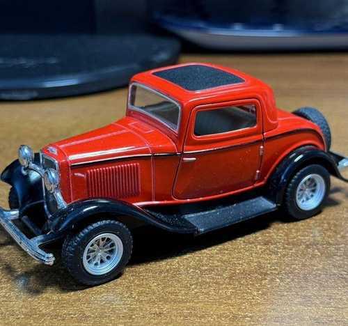 Модель автомобиля Ford 1932 window coupe 1:34