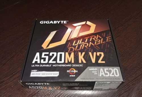 Продам материнскую плату gigabyte A520M K V2