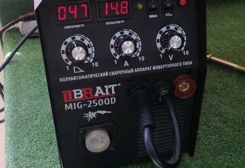 Сварочный полуавтомат Brait Mig-250qd 250А 4Т/2Т