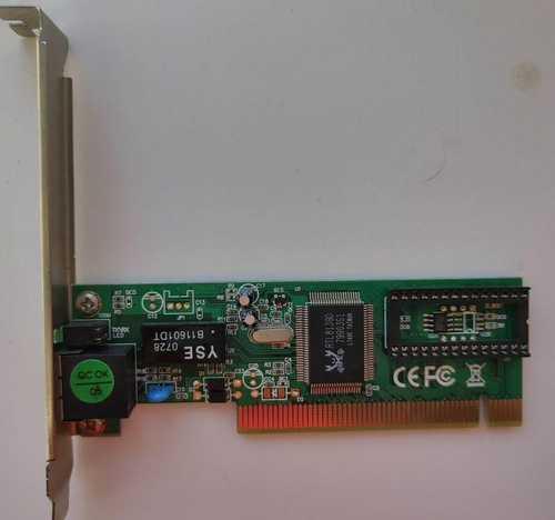 Сетевая PCI-карта RTL8139D 10/100 Мбит/с для пк