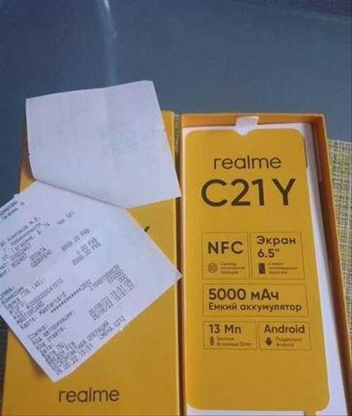 Realmi c21y новый в коробке