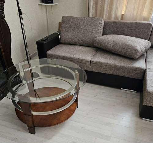 Журнальный столик круглый бу