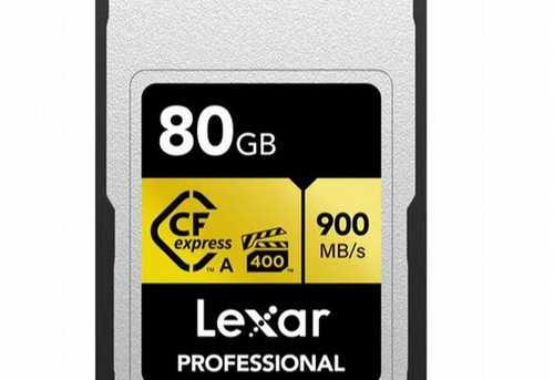 Новая карта памяти Lexar CFexpress type a, 80 Гб