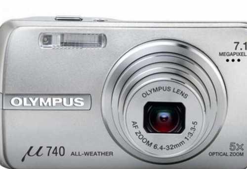 Компактный фотоаппарат olympus m 740