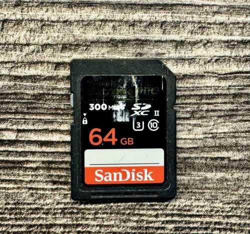 SD SanDisk Extreme Pro 64Gb