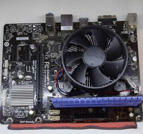 Комплект Gigabyte GA-H81M-S1 +CPU +RAM