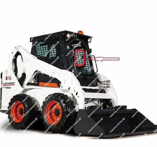 Стекло для мини-погрузчика Bobcat S18/S16 от произ