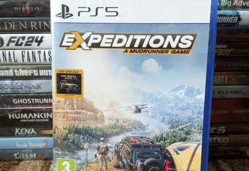 Expeditions a mudrunner game ps5 новый/new