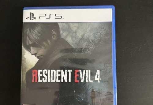 Resident evil 4 remake PS 5 диск