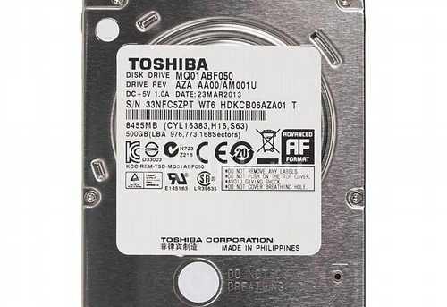 Жесткий диск 500Gb SATA toshiba MQ01ABF050 2.5" 54