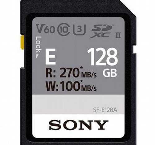 Карта памяти Sony 128GB SF-E Series UHS-II sdxc Me