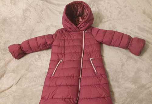 Пальто для девочки зима 134