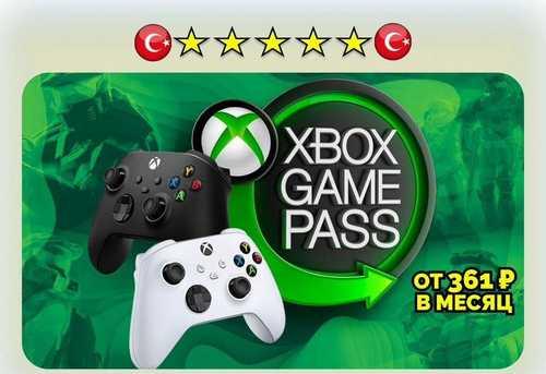 Xbox game pass ultimate на вашу учетку 60601