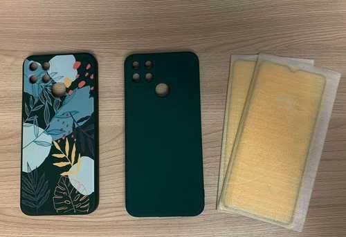 Чехол и стекло на Realme C25s
