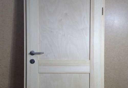 Дверь входная деревянная утепленная 65 мм