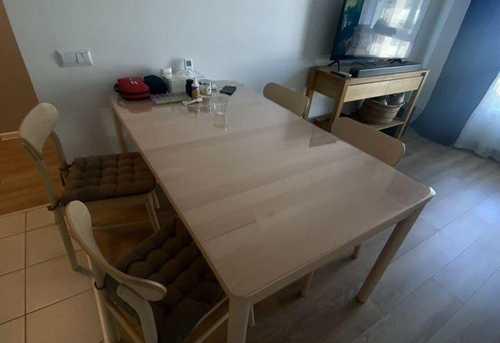 IKEA реннинге стол и 4 стула б/у