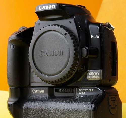 Фотоаппарат Canon 400D body с батблоком