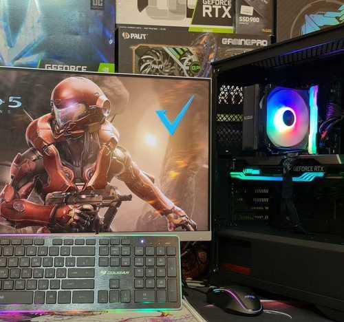 Топчик Ryzen 5 5500 GTX 1070 8GB DDR4 16GB 256 GB