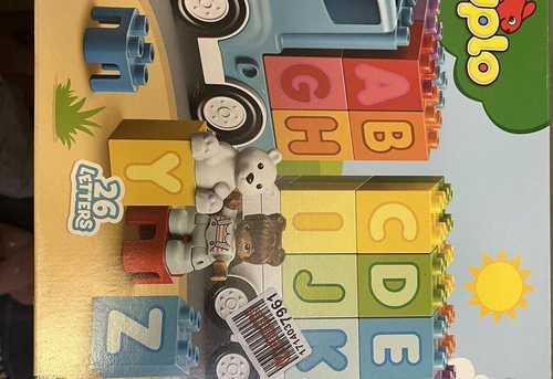 Lego duplo машина алфавит английский
