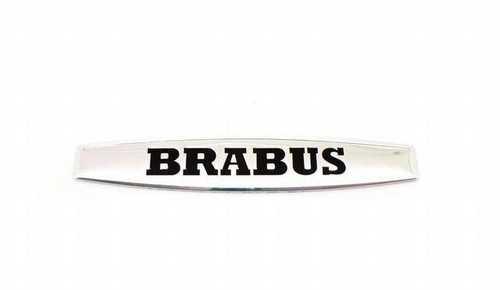 Табличка Brabus (форма как на крылья) хром