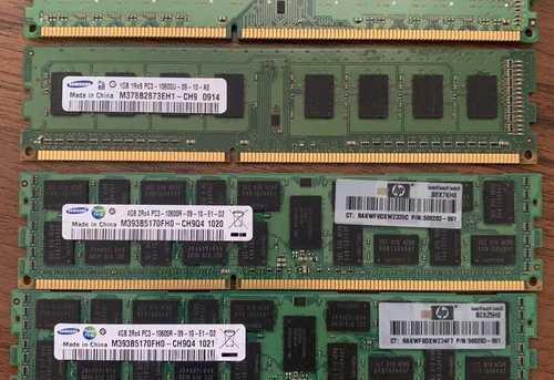 Оперативная память ddr3 4 gb samsung