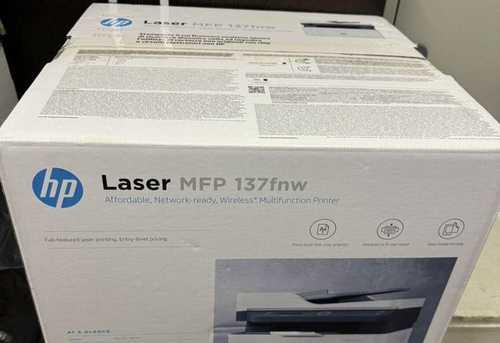 Мфу лазерный HP Laser MFP 137fnw