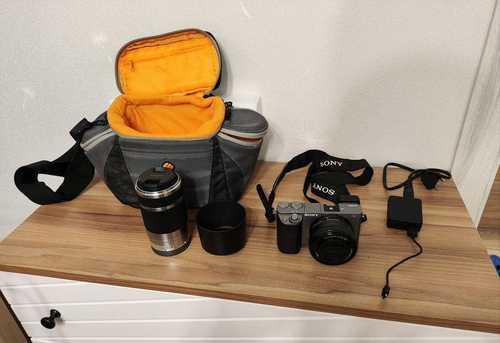 Фотоаппарат Sony a6000 kit (2 объектива)