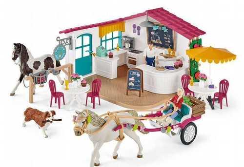 Schleich Horse Club Поездка в карете в кафе