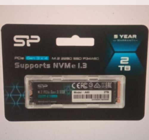 Ssd nvme silicon power p34a60 2TB