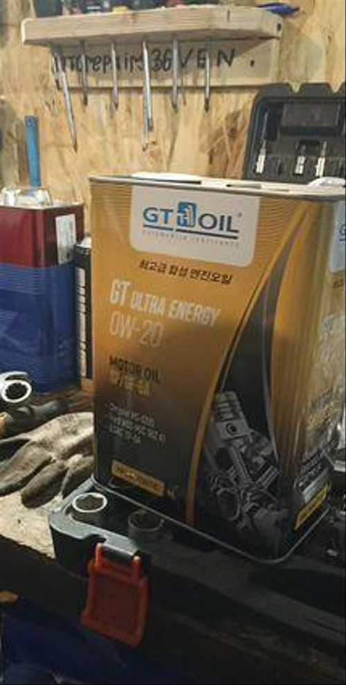 Моторное масло GT OIL GT Ultra Energy 0W-20, 4 л