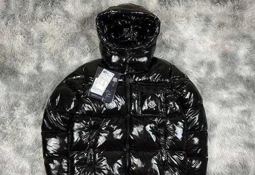 Пуховик Moncler maya глянцевый
