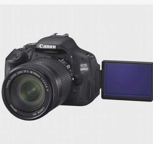 Зеркальный Фотоаппарат Canon EOS 600D Kit 18-55 IS