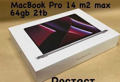 MacBook PRO 14 M2 MAX 64gb 2Tb RUS Space Gray
