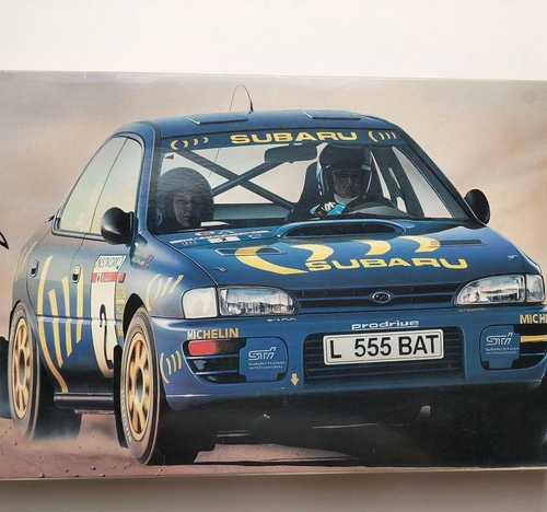 1/24 Subaru Impreza WRX 1993 RAC Rally (с травлени