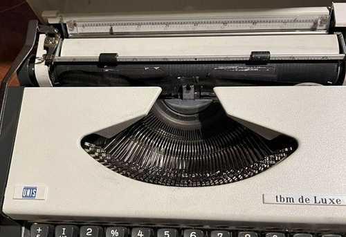 Пишущая машинка unis tbm de Luxe