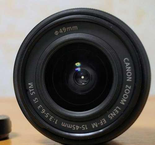 Canon ef-m 15-45mm is stm