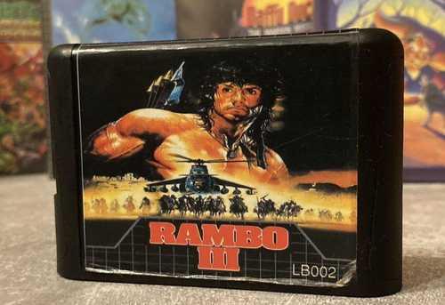 Rambo 3 Sega картридж стародел
