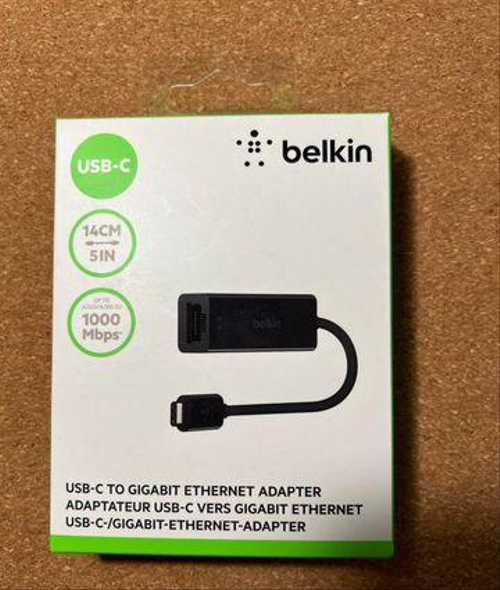 Belkin USB-C to Gigabit Ethernet Adapter