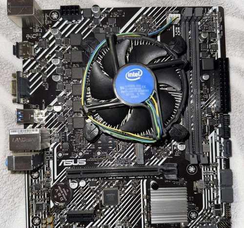 Связка i3-10100F Asus Prime H510M-K