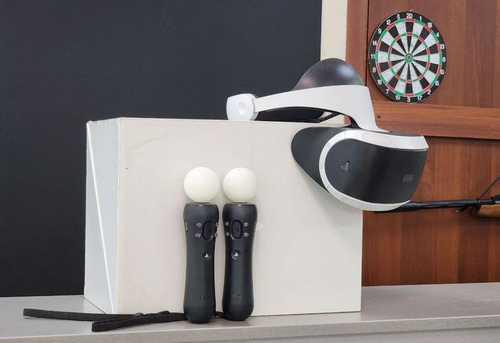 Шлем виртуальной реальности PS4 + 2 PS Move