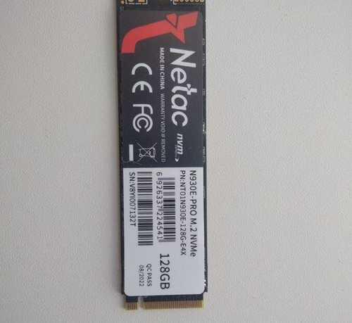 SSD 128 гб Netac N930E Pro