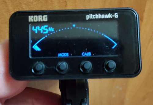 Korg PAW-3G-BK PitchHawk тюнер гитарный