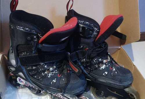 Ролики rollerblade раздвижные 36,6-40,5 + шлем