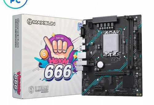 Материнская плата LGA1700 Maxsun MS-H610M 666