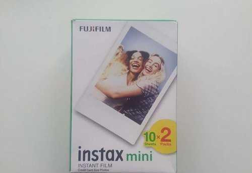 Картриджи для Fujifilm Instax Mini по 20кадров