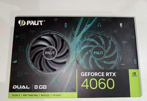 Видеокарта RTX 4060 dual 8GB Palit